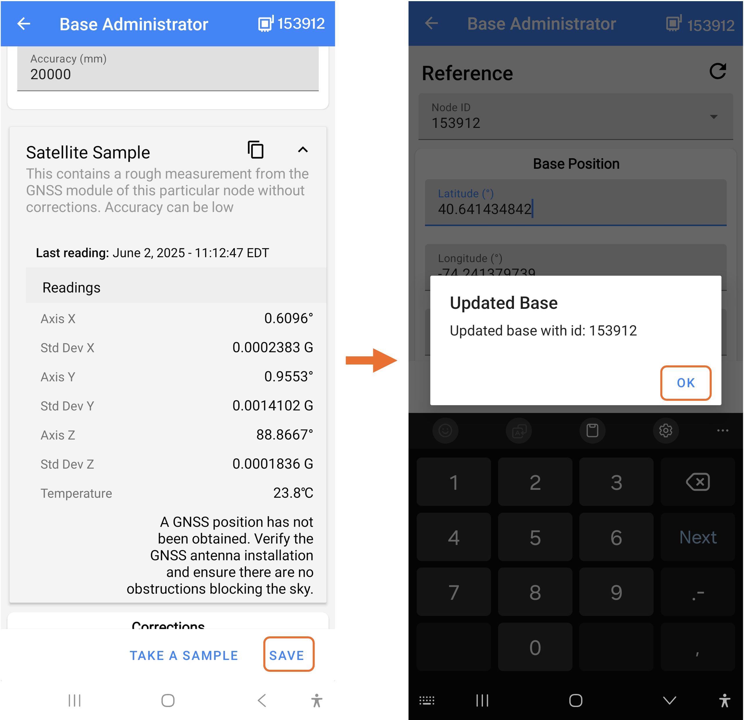 Loadsensing GNSS Configuration